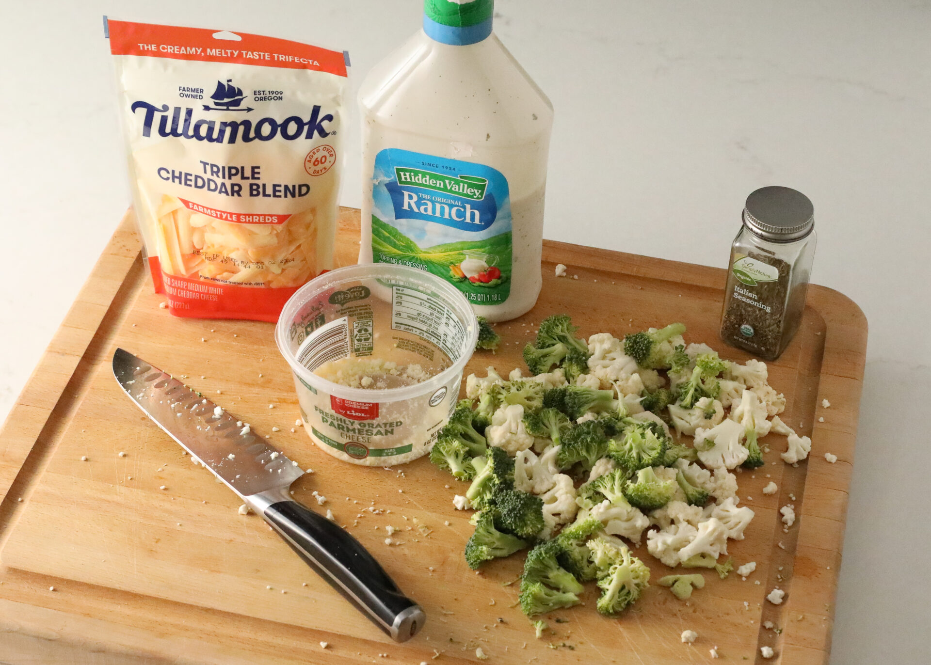 Easy Broccoli and Cauliflower Ranch Pizza Recipe